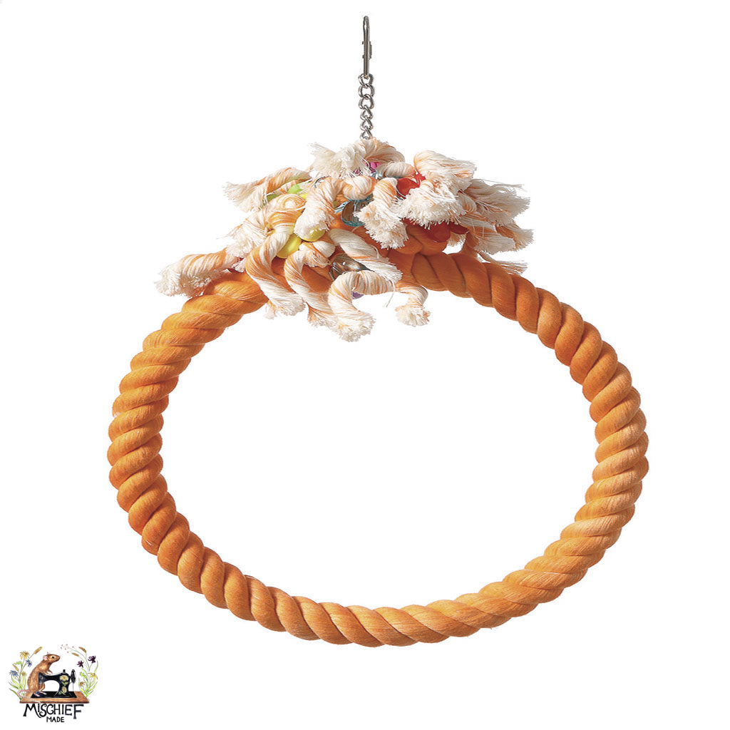Rope swing enrichment climbing aid – Mischief Made